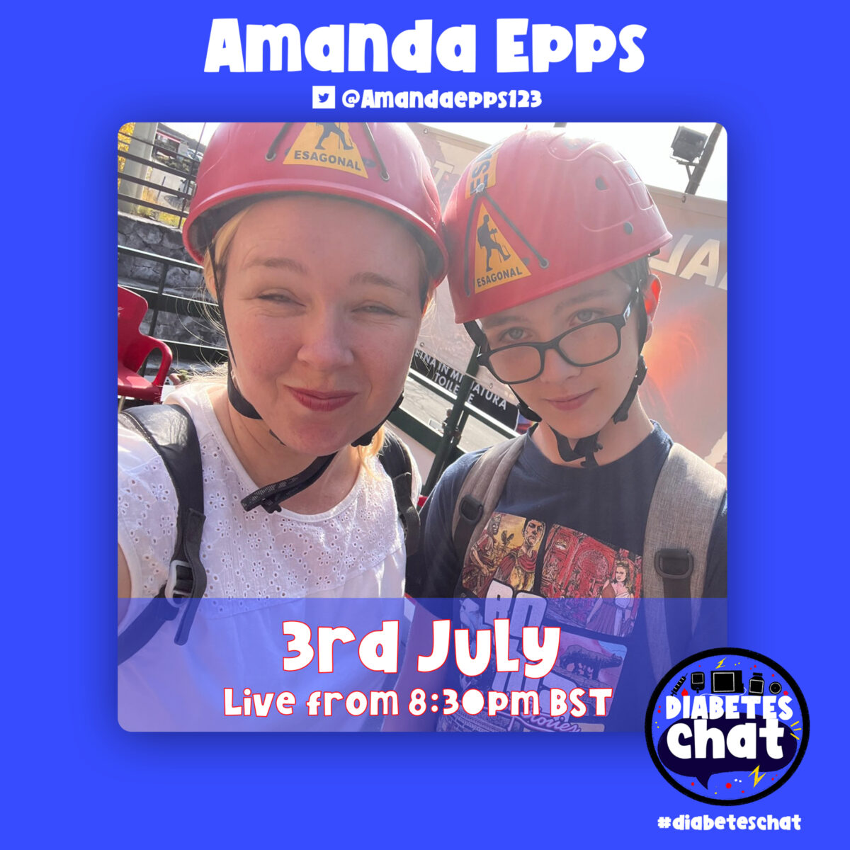 #diabeteschat – Amanda Epps (03/07/23) – #DiabetesChat