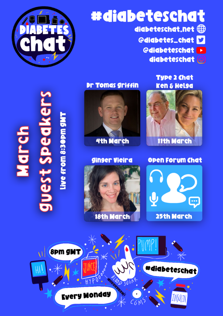 #diabeteschat – A place for anyone with Diabetes to chat!