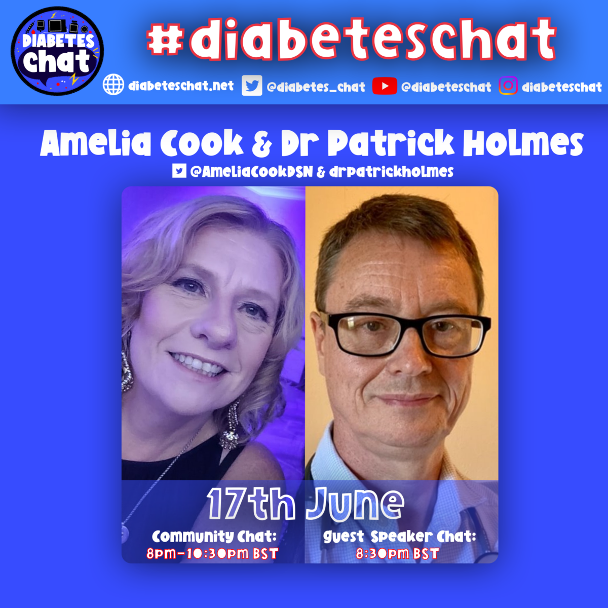 #diabeteschat – A place for anyone with Diabetes to chat!
