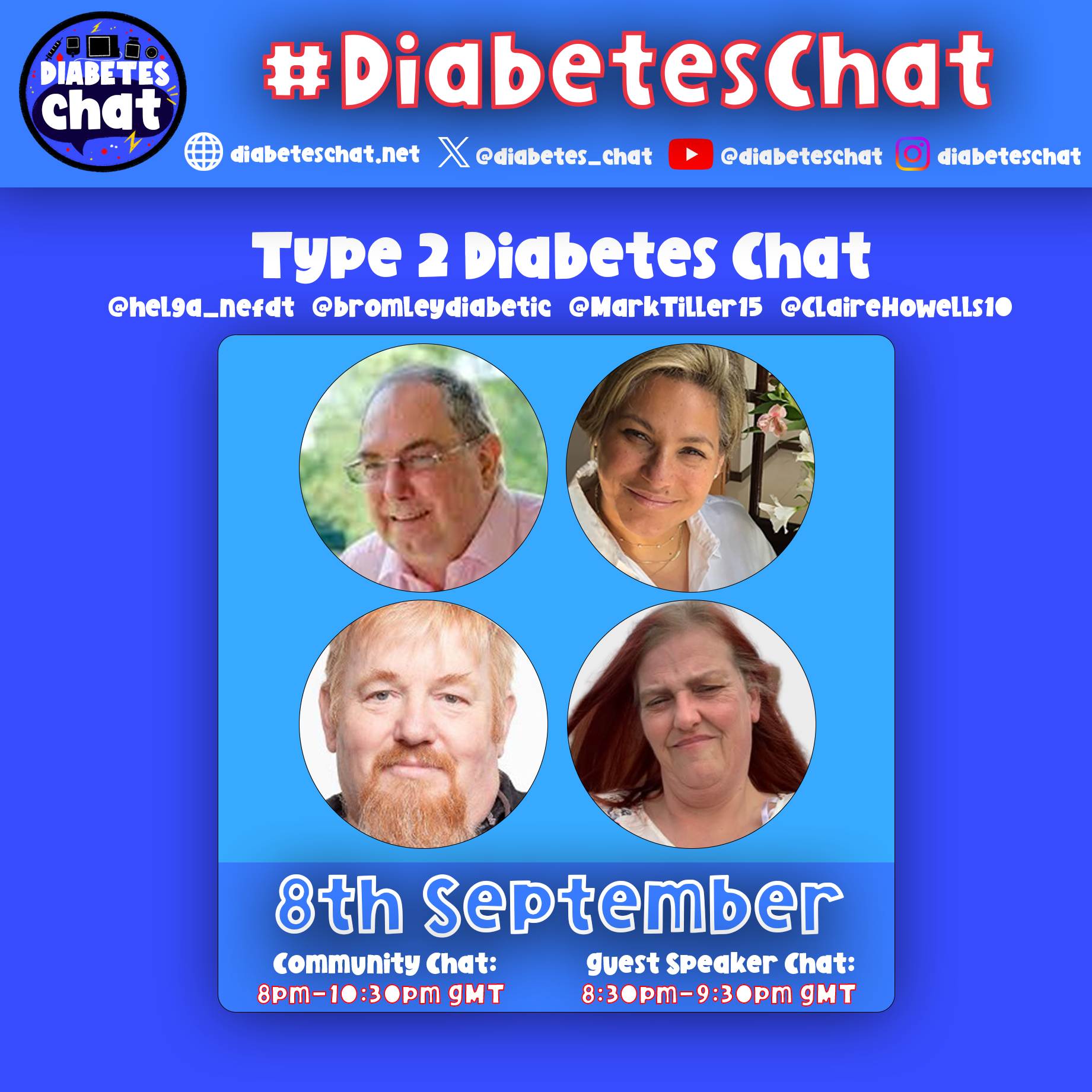 #DiabetesChat – A place for anyone with Diabetes to chat!